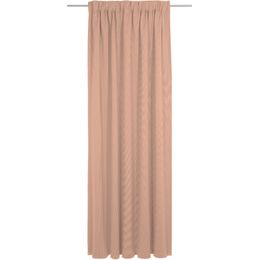 Vorhang Adam, B:142cm H:325cm, orange, Baumwolle (Bio-Baumwolle), Wohnzimmer, Gardinen, "Uni Collection, Made in Germany", Blickdichter aus 100%