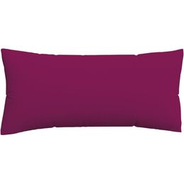 Kissenbezug Schlafgut, B:40cm L:80cm, lila, Jersey, Obermaterial: 95% Baumwolle, 5% Elasthan, Kissenbez&uuml;ge, "Premium Kissenbezug Knitted Jersey (1