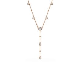 Swarovski Damen Y-Kette "Schmuck Geschenk IMBER Halskette", Metall, rosa, Metall, Halsketten, mit Swarovski Kristall