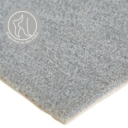 ANDIAMO Teppichboden "Catania, Velours, Gesamth&ouml;he 7,5 mm, Luxusklasse LC1", B : 500cm 1 Stk., L: 500cm, grau, Schlafzimmer, Teppiche, meliert,