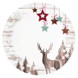Seltmann Weiden Speiseteller "Life Christmas", 28,3cmwei&szlig;, rot, Speiseteller, Teller rund 28 cm