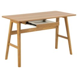 Schreibtisch ACTONA GROUP, B:120cm H:75cm T:60cm, braun, B&uuml;ro, Tische, "Barnett", Schreibtisch, Schublade matt Eiche Lack Furnier,120x60x75cm