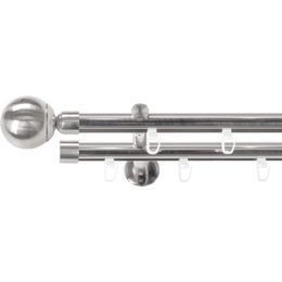 Gardinenstange SN DECO GROUP, L:320cm &Oslash;:19mm, silber, Gardinenstangen