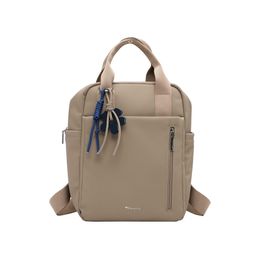 Tamaris Damen Rucksack "Rucksack TAS Maleen", beige, Polyurethane, Rucks&auml;cke