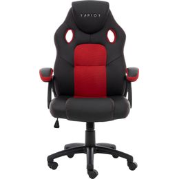 RAPTOR-GAMING Gaming-Stuhl "RS-GS-40", B/H/T: 54,5cm x 74cm x 49cm, schwarz, St&uuml;hle