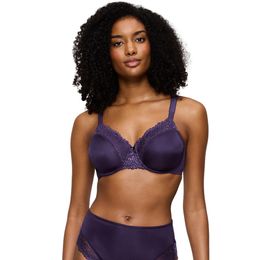 Triumph Damen Minimizer-BH "Ladyform Soft", Gr. 90, lila, Microtouch, Obermaterial: 50% Polyamid, 41% Polyester, 9% Elasthan, BHs, verkleinert die