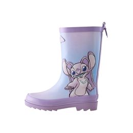 next Gummistiefel 'Lilo and Stitch' M&auml;dchen Gr&ouml;&szlig;e 33 hellblau / lavendel / helllila / schwarz