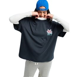 Roxy Damen T-Shirt "Talloversize Washed", schwarz, Gr. XS, Obermaterial: 100% Baumwolle., Shirts