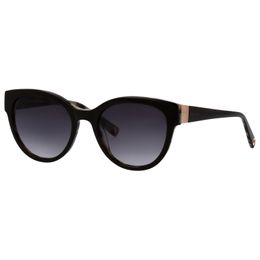 BRENDEL EYEWEAR Damen Sonnenbrille "Modell 906209", schwarz, gemustert, leicht gl&auml;nzend, Sonnenbrillen, Form Panto, Logoschriftzug auf B&uuml;gel,