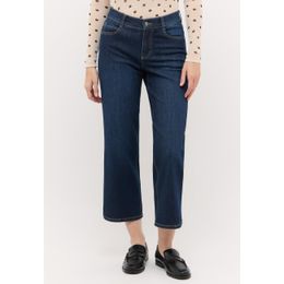 Angels Damen 7/8-Jeans "LAIA"schwarz indigo used, Gr. 36, Denim/Jeans, Obermaterial: 92% Baumwolle, 6% Polyester, 2% Elasthan, Jeans, weite Passform,