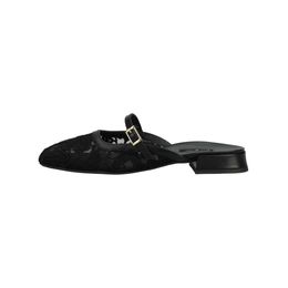 Paul Green Damen Pantolette "Paul Green Sandalen Leder/Textil", Gr. 39schwarz, Leder, Textil, Schuhe