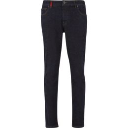 2Y Premium Damen Bequeme Jeans "2Y Premium 2Y ALEJANDRO BASIC SLIM FIT JEANS"raw blau, Gr. 28, unifarben, 98% Baumwolle, 2% Elasthan, Jeans