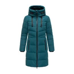 Marikoo Damen Winterjacke "Natsukoo XVI", gr&uuml;n, Gr. M, Obermaterial: 100% Polyester, Jacken, Stepp Mantel mit gro&szlig;er Kapuze