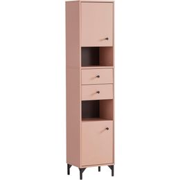 Hochschrank Schildmeyer, B:40,3cm H:181,6cm T:33cm, rot, FSC-zertifizierter Holzwerkstoff, Badezimmer, Schr&auml;nke, "Smash, Hochschrank, Made in
