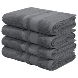 Duscht&uuml;cher OTTO HOME, B:70cm L:140cm, grau, Walkfrottee, Obermaterial: 100% Baumwolle, Handt&uuml;cher, "Vanessa, 4 Duscht&uuml;cher, 70x140cm, in Standard-