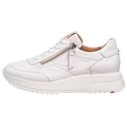 Lloyd Damen Sneaker "Sneaker", Gr. 41, wei&szlig;, Leder, unifarben, Schuhe, mit einer extraleichten Laufsohle