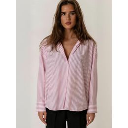 ITS MAY Damen Hemdbluse "ITS MAY Shirt Celeste"pink, Gr. L, Obermaterial: 100% Baumwolle, Blusen