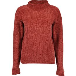 Blue Seven Damen Strickpullover "Pullover mit Stehkragen"3441, dunkelrot, Gr. 38, 100% Polyester, Pullover