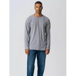 TEESHOPPEN Herren Kurzarmhemd "TEESHOPPEN T-shirt Basic Long", grau, Gr. XXXL, Obermaterial: 100% Baumwolle, Hemden