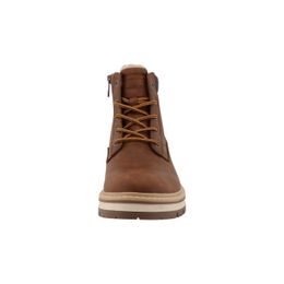 Tom Tailor Damen Winterstiefel "Tom Tailor Stiefel", Gr. 41, braun, Polyurethan, unifarben, Schuhe