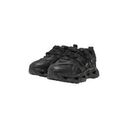Buffalo Damen Sneaker "Buffalo MALAGA LACE", Gr. 38schwarz, Polyester, Schuhe