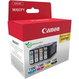 Canon Tintenpatrone "Canon PGI-1500 BK/C/M/Y Tinte Multipack", bunt, Tintenpatronen
