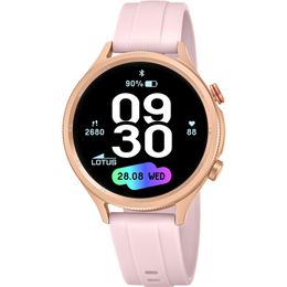 Lotus Damen Smartwatch "Smartwatch"hellrosa, hellrosa, Smartwatches, Armbanduhr,Damenuhr,Bluetooth,Steuerung der Smartphone-Kamera,Wecker