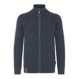 INDICODE Herren Strickjacke "Strickjacke IDRockly", blau, Gr. L, Obermaterial: 100% Baumwolle CO., Strickjacken