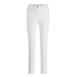 GOLDNER Damen Regular-fit-Jeans "Kurzgr&ouml;&szlig;e Damen Jeans Slim Fit LOUISA mit Stretch-Anteil", wei&szlig;, Gr. 23, Obermaterial: 70% Baumwolle CO. 27%