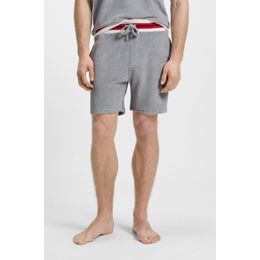 HUGO UNDERWEAR Herren Sweatshorts "JAXON", Gr. XXL, grau, Sweatware, Obermaterial: 70% Baumwolle, 30% Polyester, meliert, Hosen, kontrastfarbene