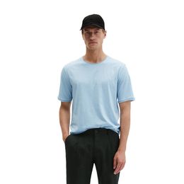 Marc O'Polo MARC O'POLO Herren T-Shirt, blau, Gr. S, Jersey, Obermaterial: 100% Baumwolle, Shirts, regular aus weichem Slub-Jerse