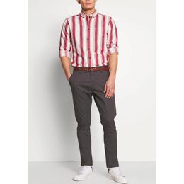 INDICODE Herren Stoffhose "Gower", grau, Gr. 34, unifarben, Web, Obermaterial: 98% Baumwolle, 2% Elasthan, Hosen, Baumwollmischung, regular fit