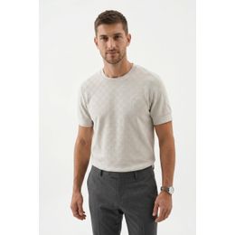 JOOP! JOOP Herren T-Shirt "Benluco", beige, Gr. M, unifarben, Single Jersey, Obermaterial: 100% Baumwolle, Shirts