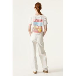 Garcia T-Shirt M&auml;dchen Gr&ouml;&szlig;e 128/134 hellblau / zitronengelb / hellrot / wei&szlig;