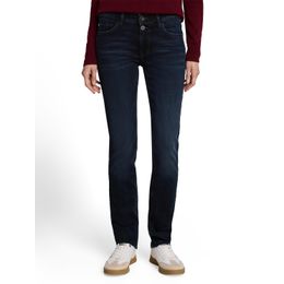 Tom Tailor Damen Straight-Jeans "LIVA Straight", blau, Gr. 30, unifarben, Denim/Jeans, Obermaterial: 92% Baumwolle, 6% Polyester, 2% Elasthan.
