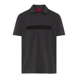 Hugo Herren Poloshirt "Daliks", grau, Gr. M, unifarben, Jersey, Obermaterial: 100% Baumwolle, Shirts, Regular Fit, reine Baumwolle