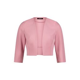 Vera Mont Damen Bolerojacke "Damen mit Kellerfalten", rosa, Gr. 40, Satin, Obermaterial: 90% Polyester, 10% Elasthan, Jacken