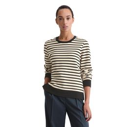Marc O'Polo MARC O'POLO Damen Sweatshirt "aus Organic Cotton", beige, Gr. XXL, unifarben, Obermaterial: 100% Baumwolle, Sweatshirts