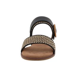 Tom Tailor M&auml;dchen Sandale "Tom Tailor Flat Sandals - Mules", Gr. 38, beige, Polyester, Schuhe