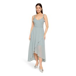 Vera Mont Damen Abendkleid "Damen mit Volant"smoky salvia, Gr. 32, Chiffon, Obermaterial: 100% Polyester. Futter: 100% Polyester, Kleider,