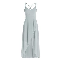 Vera Mont Damen Abendkleid "Damen mit Volant"smoky salvia, Gr. 32, Chiffon, Obermaterial: 100% Polyester. Futter: 100% Polyester, Kleider,