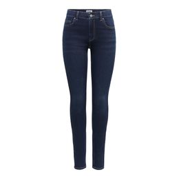 Only Damen Skinny-fit-Jeans "ONLSIW MID WAIST JOGG SK DNM", blau, Gr. S, unifarben, Denim/Jeans, Obermaterial: 70% Baumwolle, 28% Polyester, 2%