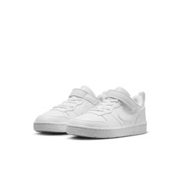 Nike Sportswear M&auml;dchen Sneaker "Court Borough Low Recraft (PS)", Gr. 35, wei&szlig;, Synthetik, Textil, Schuhe, Design auf den Spuren des Air Force 1