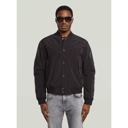 G-Star Raw G-STAR Herren Bomberjacke "Lederjacke Varsity", schwarz, Gr. XL, Obermaterial: 82% Polyester, 18% Polyamid, Jacken