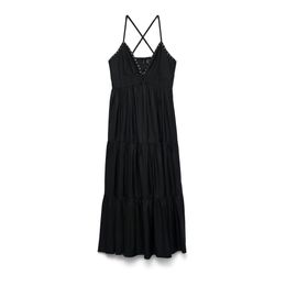 V&eacute;ro Moda Vero Moda Kleid 'VMHeather' Damen Gr&ouml;&szlig;e 42 schwarz Sommerkleid