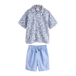 Baker By Ted Baker Set Jungen Gr&ouml;&szlig;e 146 kobaltblau / hellblau / wei&szlig;