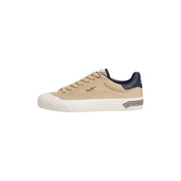Pepe Jeans Herren Trainingsschuh "trainers TAYLOR BREAK M", Gr. 41, beige, 90% Baumwolle, 10% Polyurethan, Schuhe