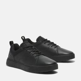 Timberland Herren Sneaker "MAPLE GROVE LOW LACE UP SNEAKER", Gr. 45, schwarz, Leder, Textil, unifarben, Schuhe, Winterschuhe, Sneakerboots,