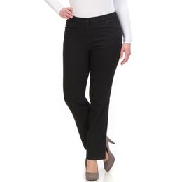 KjBRAND Damen Stretch-Jeans "Betty Denim Stretch", schwarz, Gr. 48, unifarben, Denim/Jeans, Obermaterial: 85% Baumwolle, 13% Polyester, 2% Elasthan,