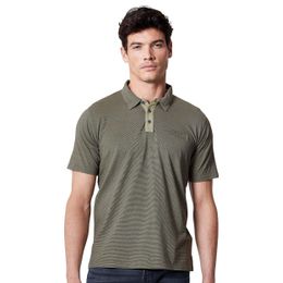 Casamoda Herren Poloshirt "Casamoda Polo-Shirt gestreift", gr&uuml;n, Gr. XXL, 100% Baumwolle, Shirts